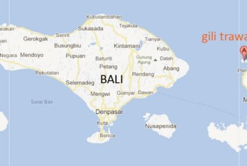 mapa de bali por regiones